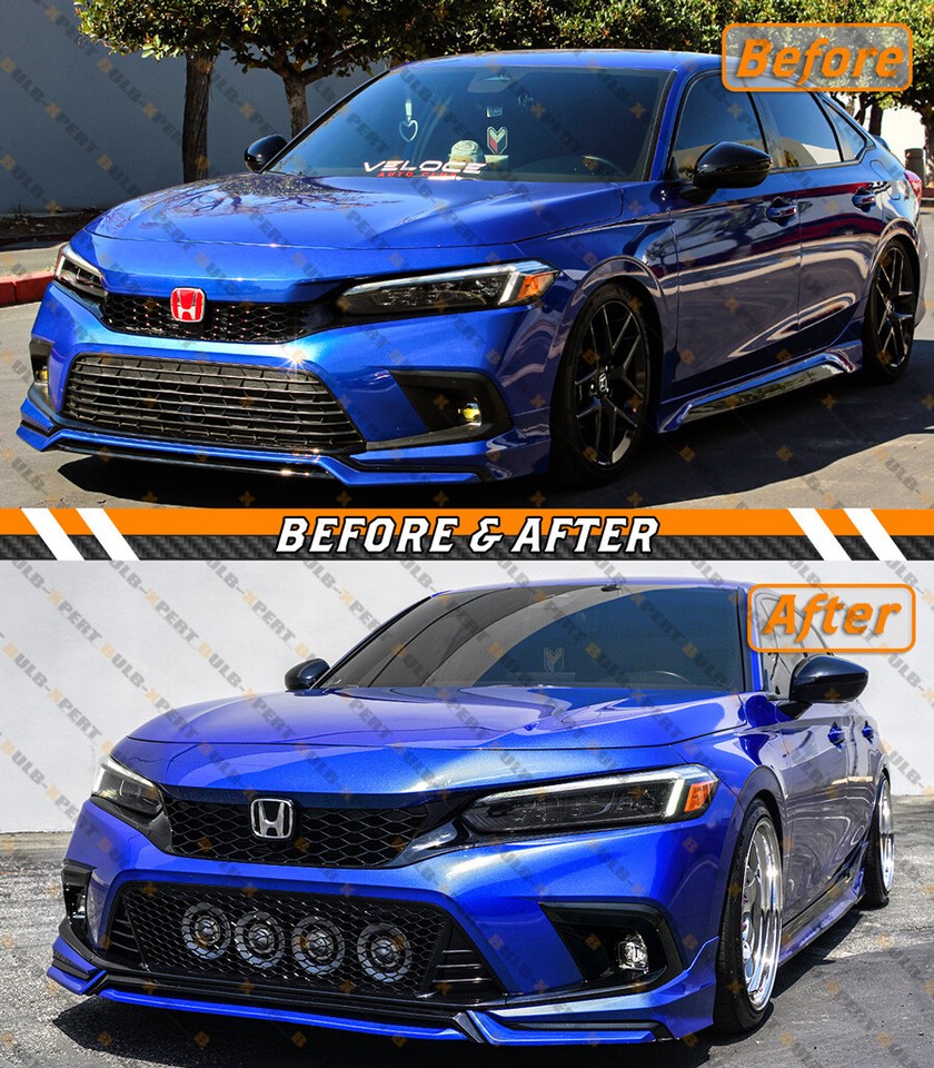 FOR 2022-2024 CIVIC TYPE-R FL5 STYLE US SPEC MATT BLACK FRONT LOWER ...