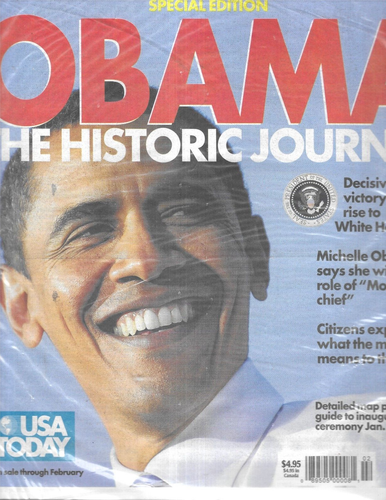 USA Today Newspaper President Barack Obama Special Edition Sealed ...
