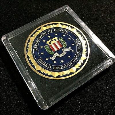 FBI Challenge Coin Federal Bureau Of Investigation United States DOJ ...