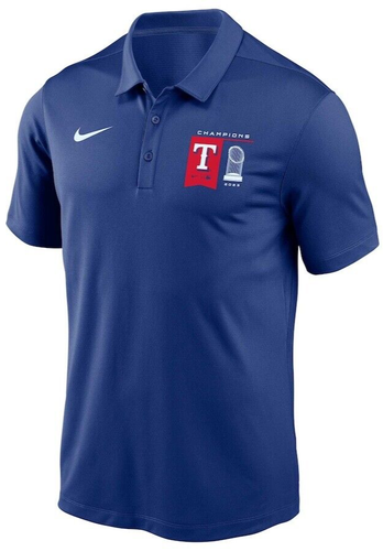 Texas Rangers Nike World Series Champions Franchise Team Polo XXL - NWT ...