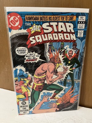 All Star Squadron 12 🔥1982 Hawkman Hawkgirl🔥Bronze Age🔥DC Comics🔥VF | eBay