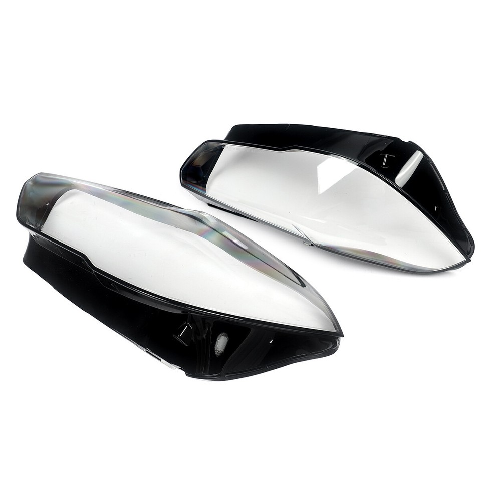Left&Right Front Headlight Lampshade Lens Covers For BMW X5 X6 G05 G06 ...
