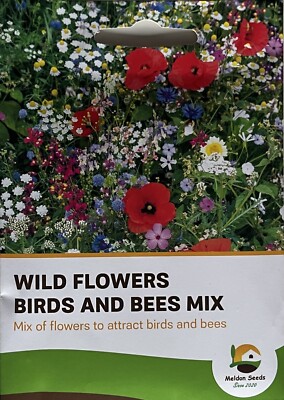 Wild Flower Seeds Mix for Birds and Bees - 2.5g Fresh Seeds for ...