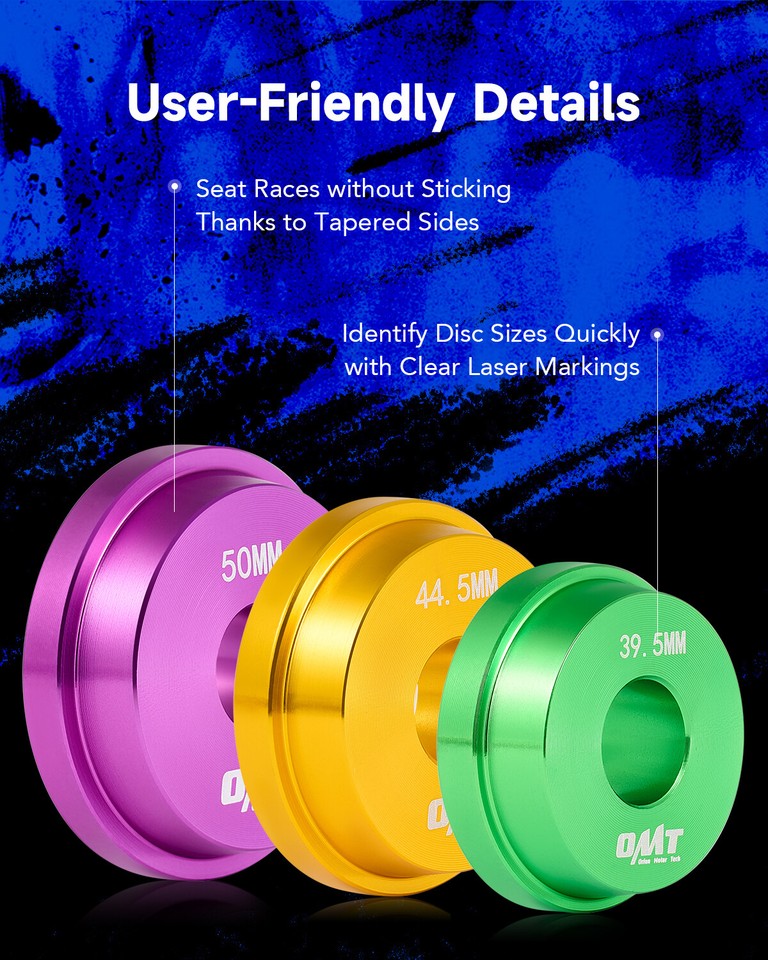 OMT 10pcs Bearing Race and Seal Driver Set Automotive Bushing Installer ...