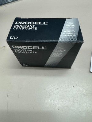 12 pieces Duracell Procell C12 Alkaline Batteries 41333511405 | eBay