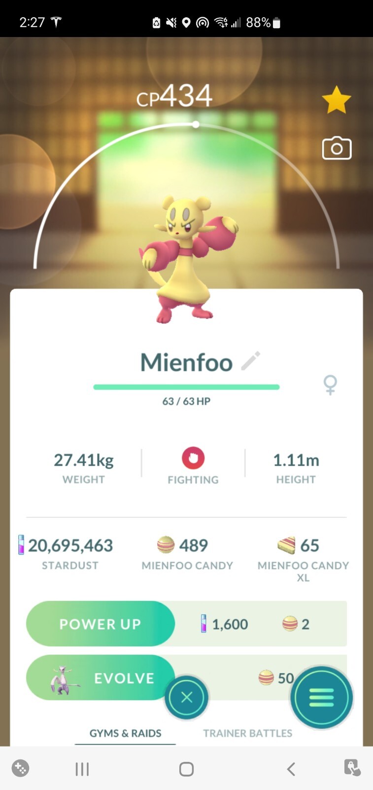 Pokemon Mienfoo (Rare PvP Reward) GO | eBay