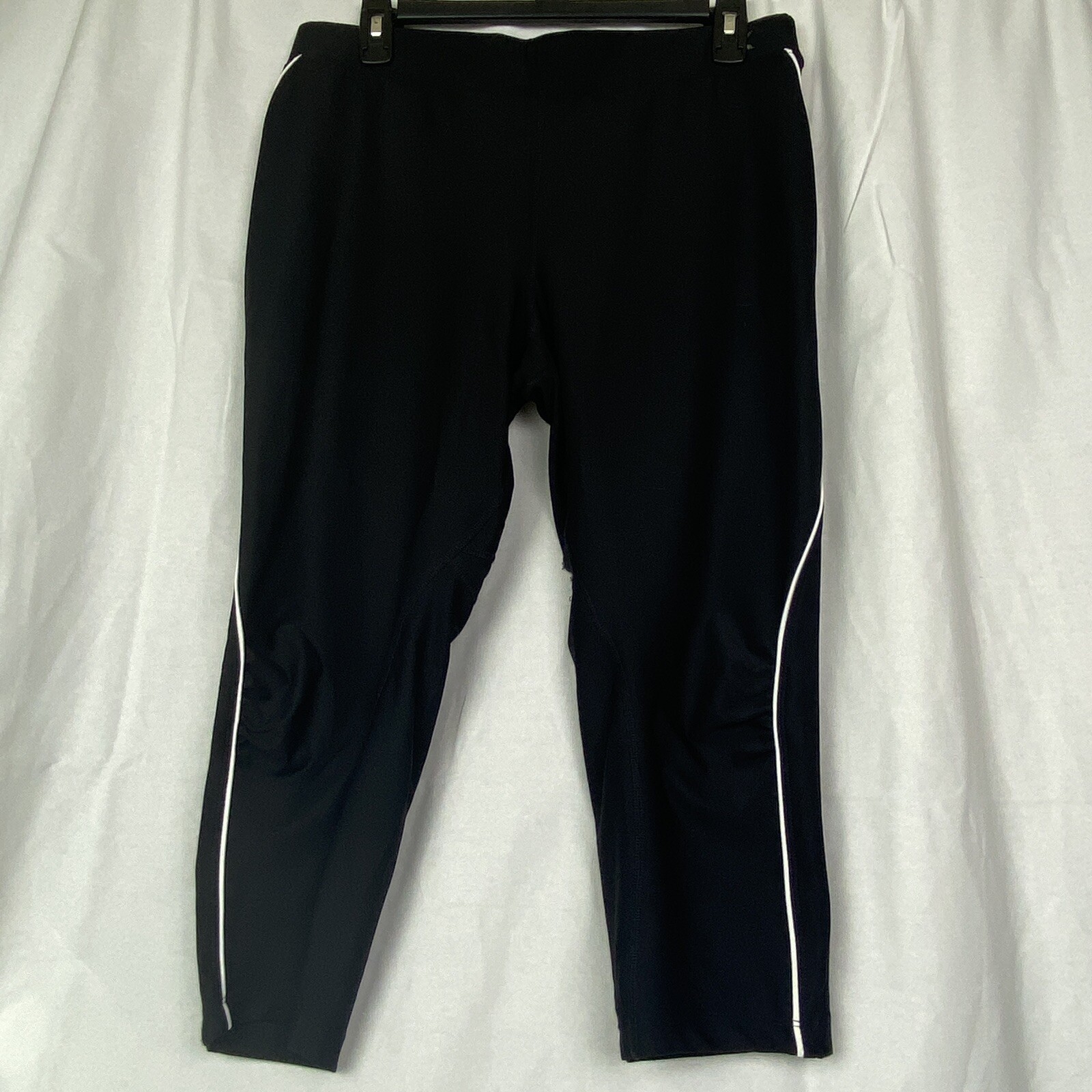 Xersion Women's Black Capri large Leggings Fitted Yoga Pockets | eBay