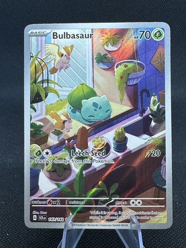 Pokemon TCG: Bulbasaur Scarlet & Violet 143/142 Stellar Crown ...