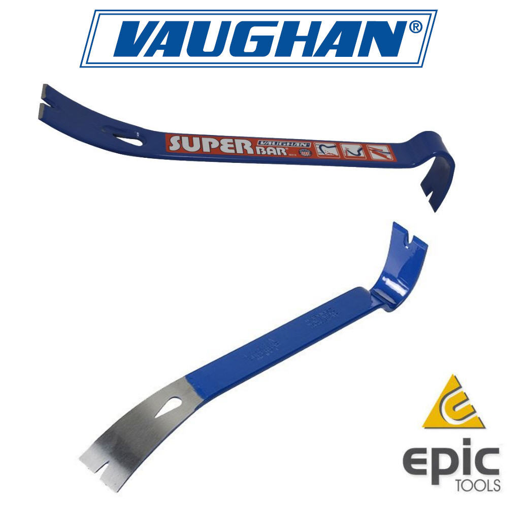 Vaughan SuperBar 15" Wrecking Pry Crow Breaker Jimmy Lifter Bar Puller ...