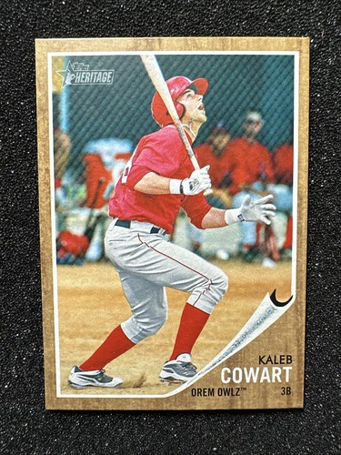 KALEB COWART #90 2011 Topps Heritage Minor League Edition Rookie ...