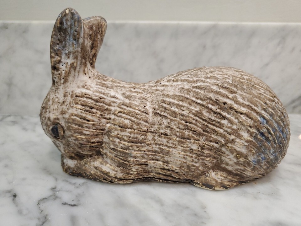 Older McCarty Pottery Nutmeg Rabbit Bunny Artist Signed | eBay