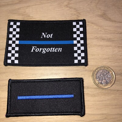 2 Police Thin Blue Line patches | eBay UK