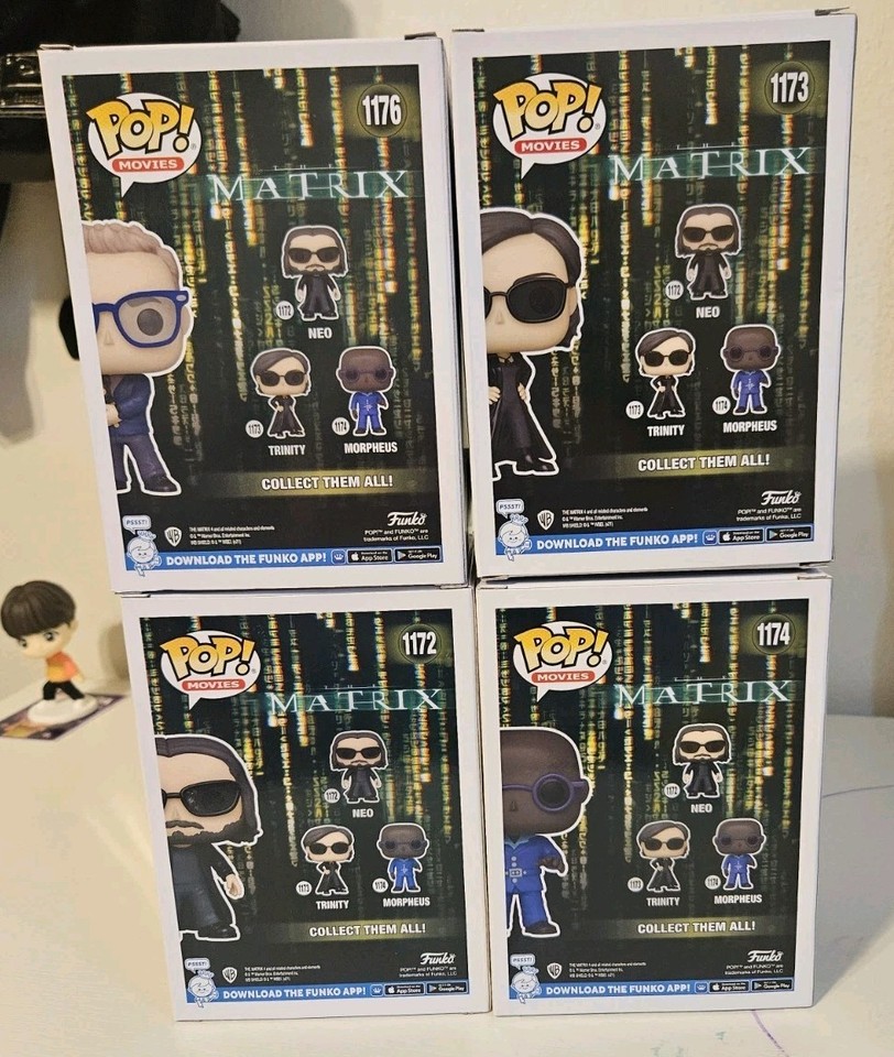 Matrix Funko Pop Complete Set | eBay