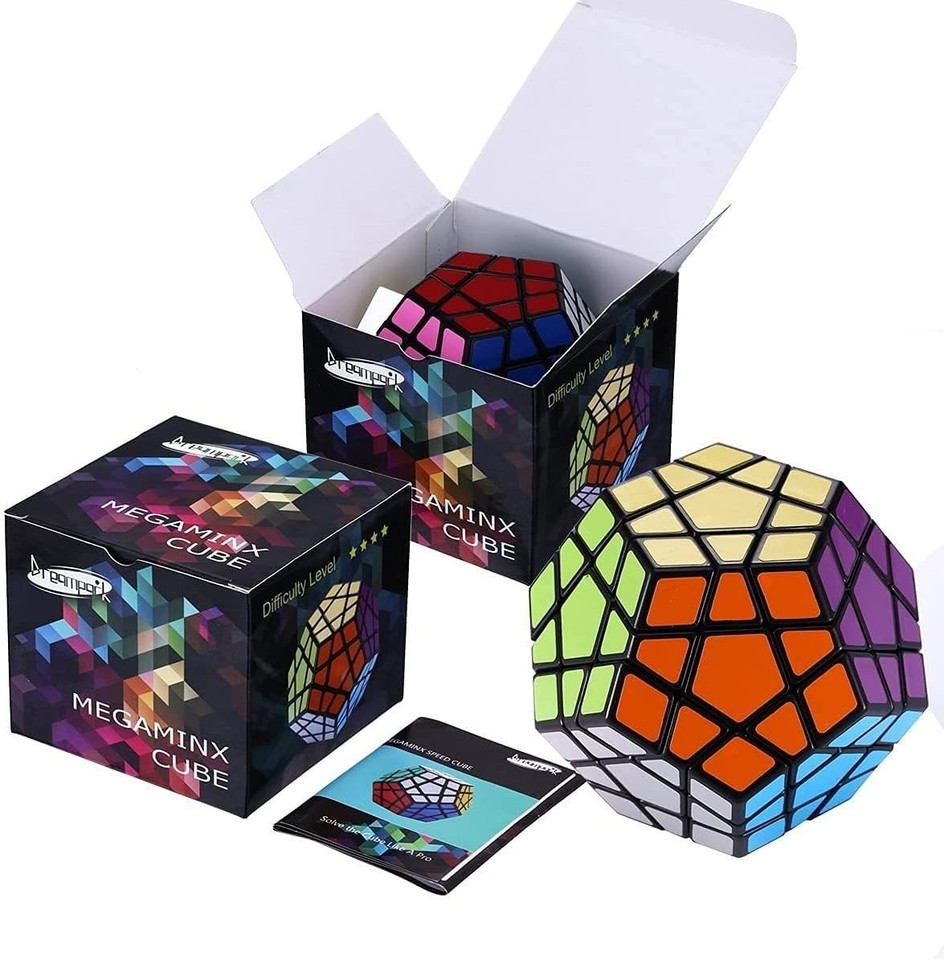 Black 3x3 Megaminx Speed Cube - Your Ultimate Puzzle Adventure Awaits ...