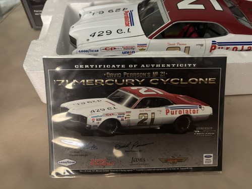 University of Racing #21 Wood Brothers David Pearson NASCAR 71 Mercury ...