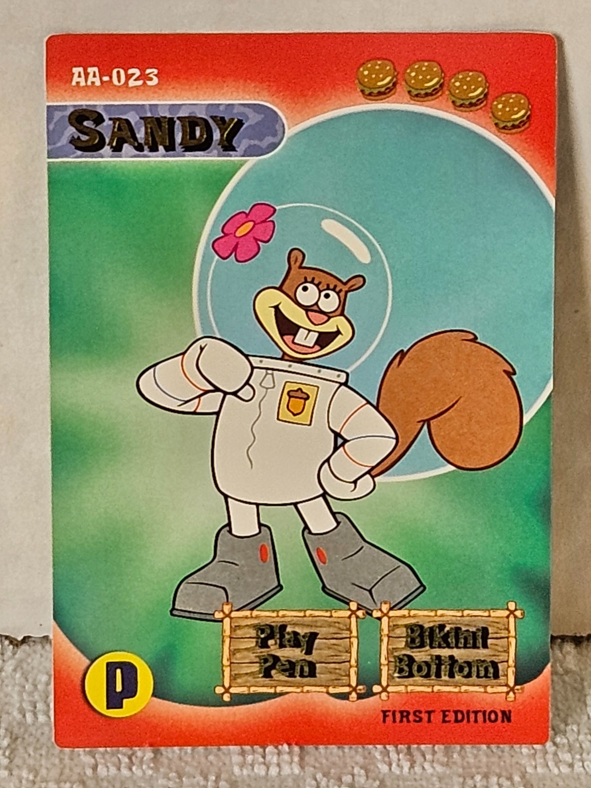 2003 UD SpongeBob SquarePants Trading Card Game Aquatic Amigos First ...