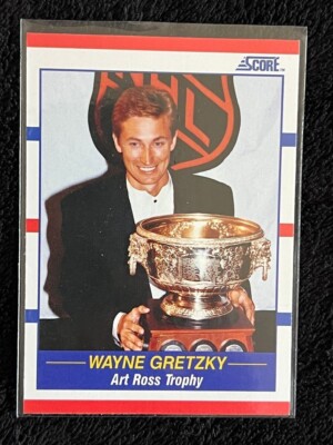 1990-91 SCORE ART ROSS TROPHY WAYNE GRETZKY KINGS | eBay