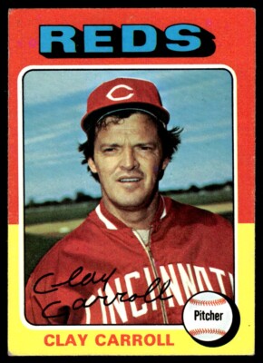 1975 Topps Clay Carroll Cincinnati Reds #345 | eBay