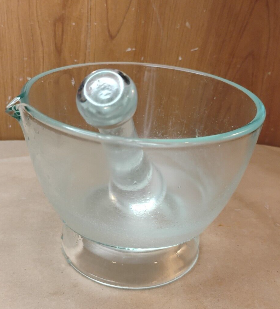 Glass Mortar And Pestle