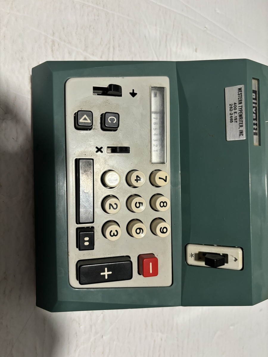 Olivetti Summa Prima 20 Vintage Calculator Catawiki OLIVETTI SUMMA