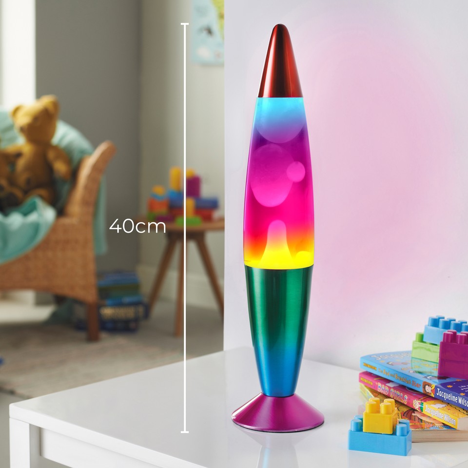 Retro 16" Lava Lamps Relaxing Mood Lights Motion Wax Liquid Relaxation ...