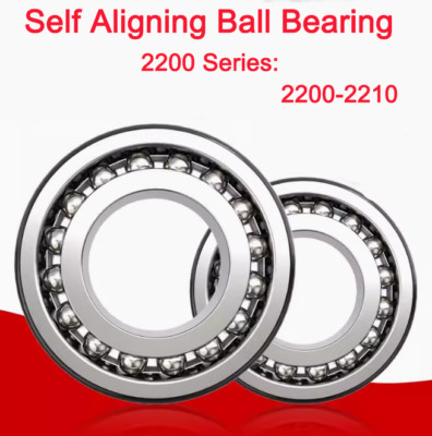 Double Row Self Aligning Ball Bearing 2200 2201 2202/3/4/5/6/7/8/9 2210 ...