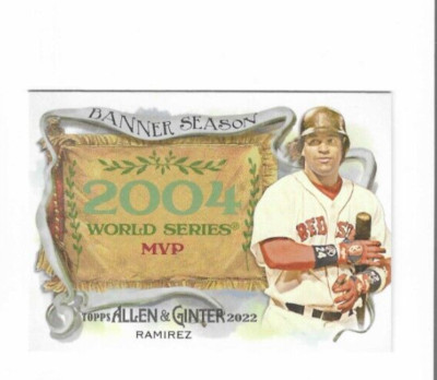 2022 Topps Allen & Ginter Banner Season Manny Ramirez #BS-38 Red Sox | eBay