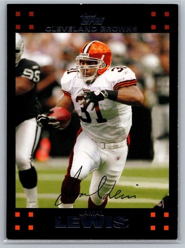 2007 Topps Chrome - Jamal Lewis #53 Cleveland Browns NFL Football Card ...