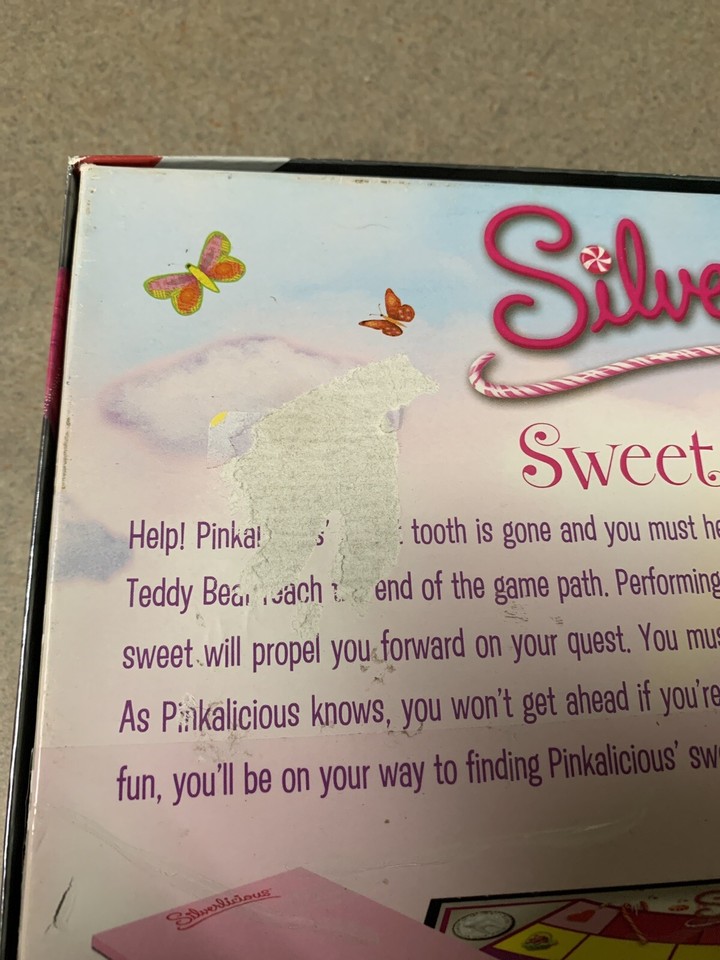 Silverlicious Board Game by Fundex Pinkalicious Sweet Tooth Rare Out of ...