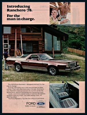 1978 FORD RANCHERO Pickup Truck Vintage Photo AD | eBay