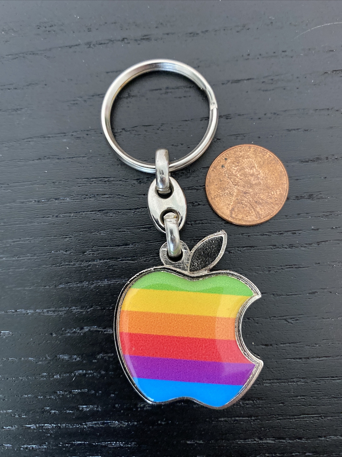 VTG APPLE Mac MACINTOSH COMPUTERS Full Color Logo Metal Keychain B | eBay