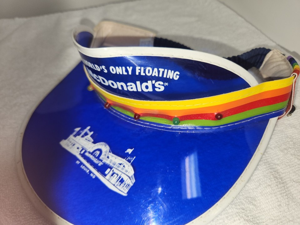 Rare McDonald's St. Louis Floating Restaurant Visor w/ WORKING LIGHTS ...
