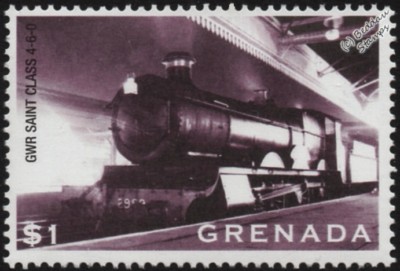 Great Western Railway (GWR) Saint Class 2900 4-6-0 Steam Train ...