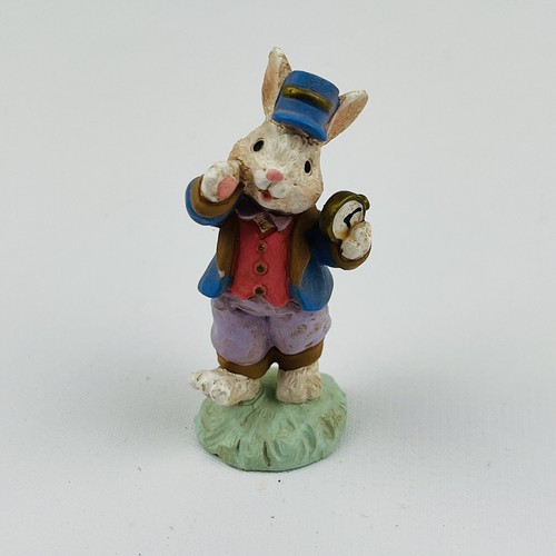 Cottontail Lane Train Conductor Bunny Figurine Easter Midwest of Cannon ...