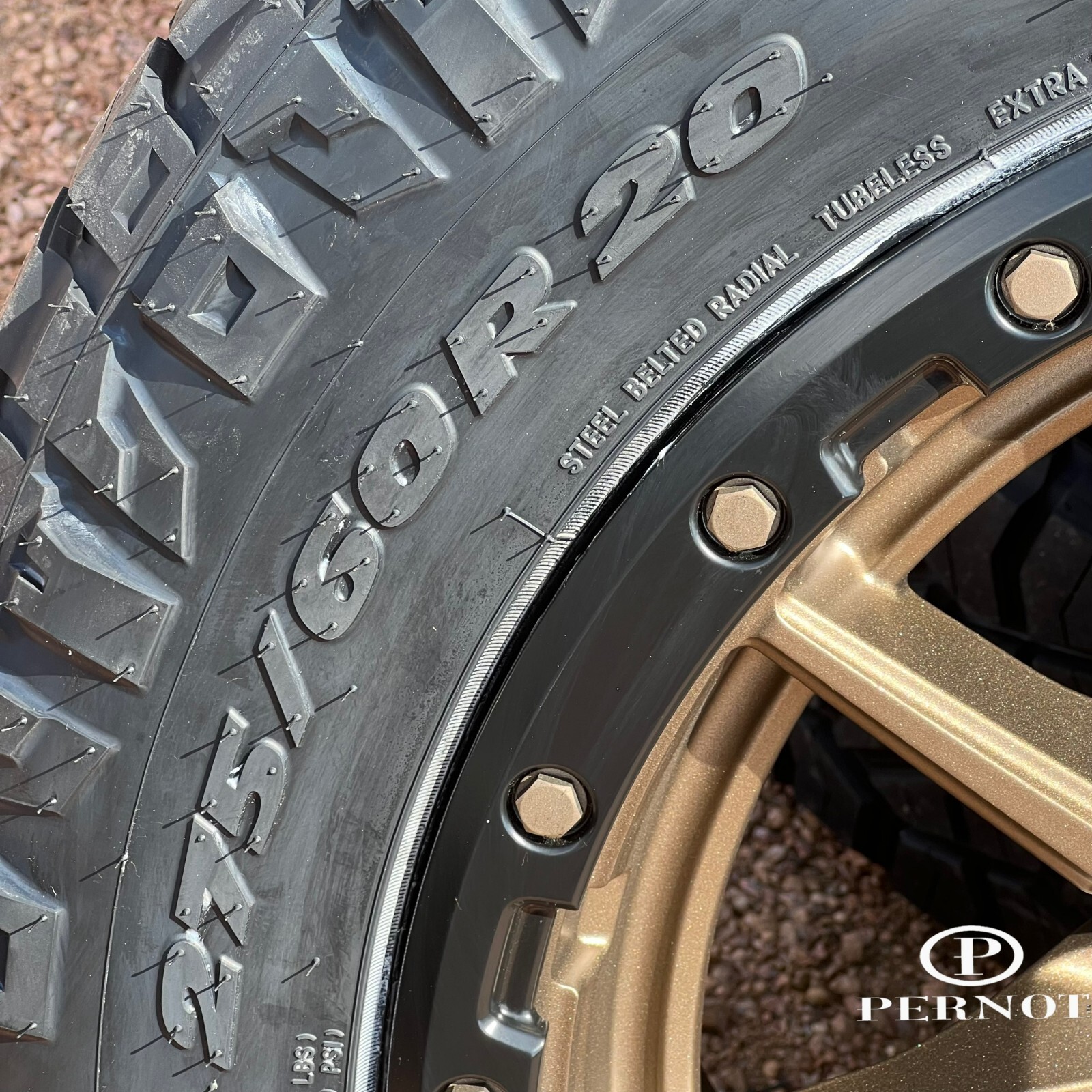 JEEP D681 Rebel Bronze Wheels 20x10 5x5 | Nitto 275/60 XL | Set of 4 | -18 Offset | 71.5 mm Hub ...