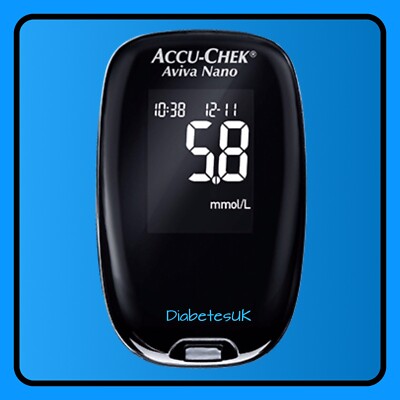 Accu-Chek Aviva Nano Blood Glucose Meter/Monitor - Single Unit Meter ...