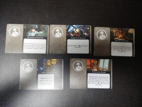 X-Wing Miniatures 2.0 Crew Upgrade Cards Pack II | eBay