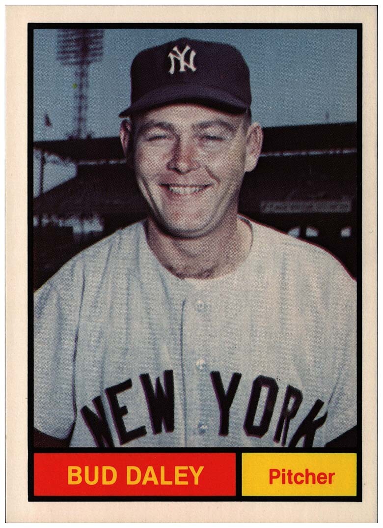 1982 Renata Galasso Bud Daley #22 1961 World Champion New York Yankees ...