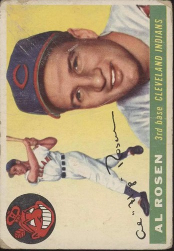 Al Rosen 1955 Topps #70 Cleveland Indians PR | eBay