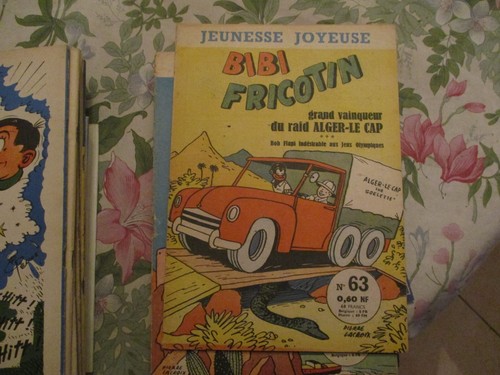 BIBI FRICOTIN JEUNESSE JOYEUSE N°63 GRAND VAINQUEUR DU RAID ALGER LE ...