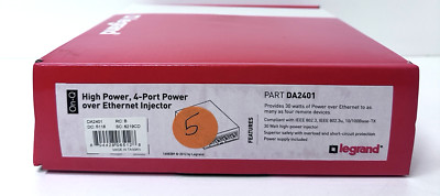Legrand DA2401 4-Port PoE Injector | eBay