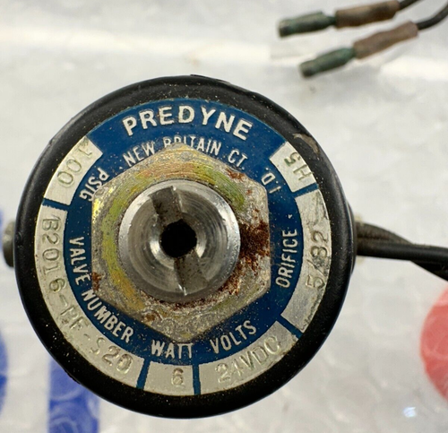 PREDYNE B2016-PF-S20 VALVE SOLENOID 24VDC, | eBay