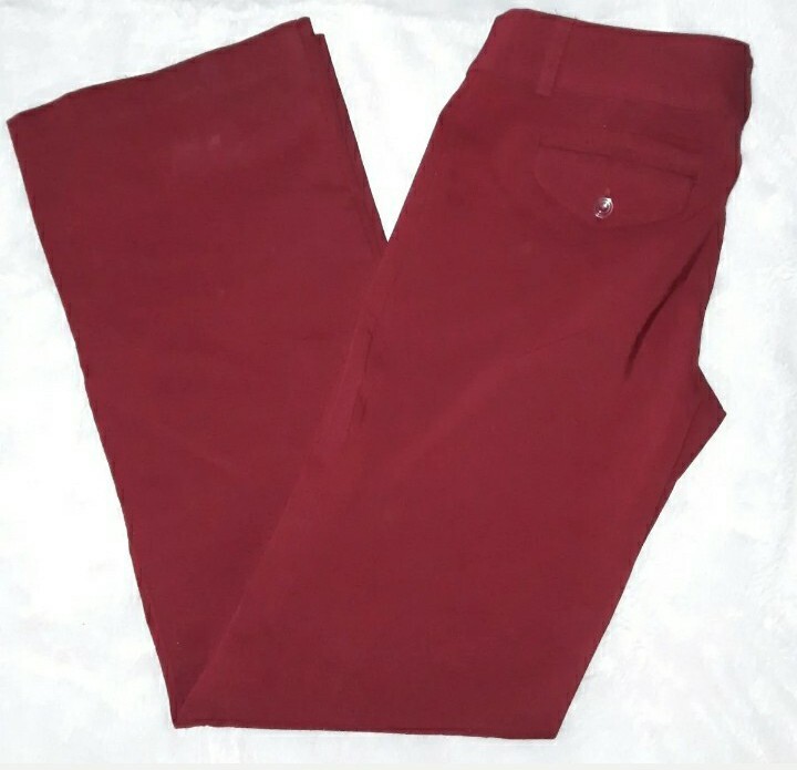 Rampage Womans Low Rise Bootcut Jeans Size 5 Red - Gem