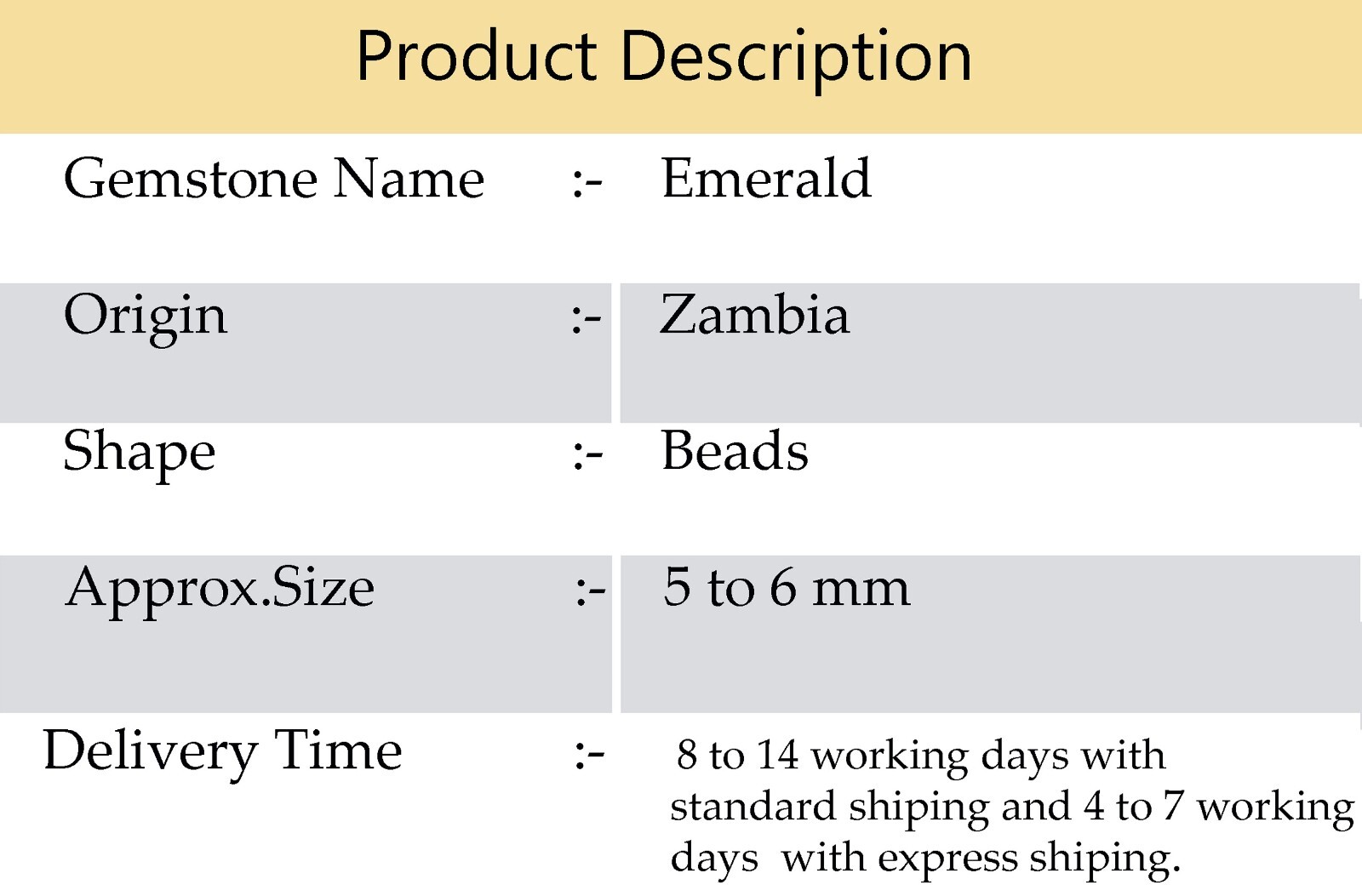 Natural Emerald Gem 5 to 6 mm Size Unshaped Slice Beads 9" Strand | eBay