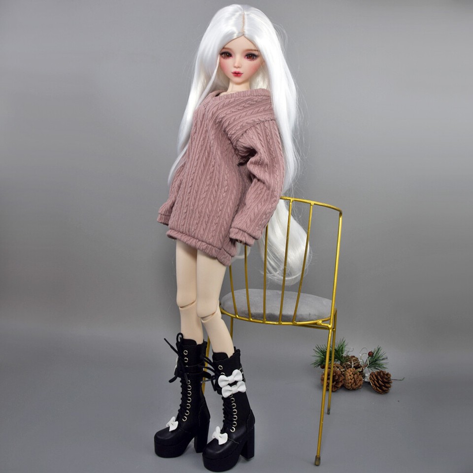 Handmade 1/3 Ball Jointed BJD Doll DIY Toy with Full Set Clothes ...