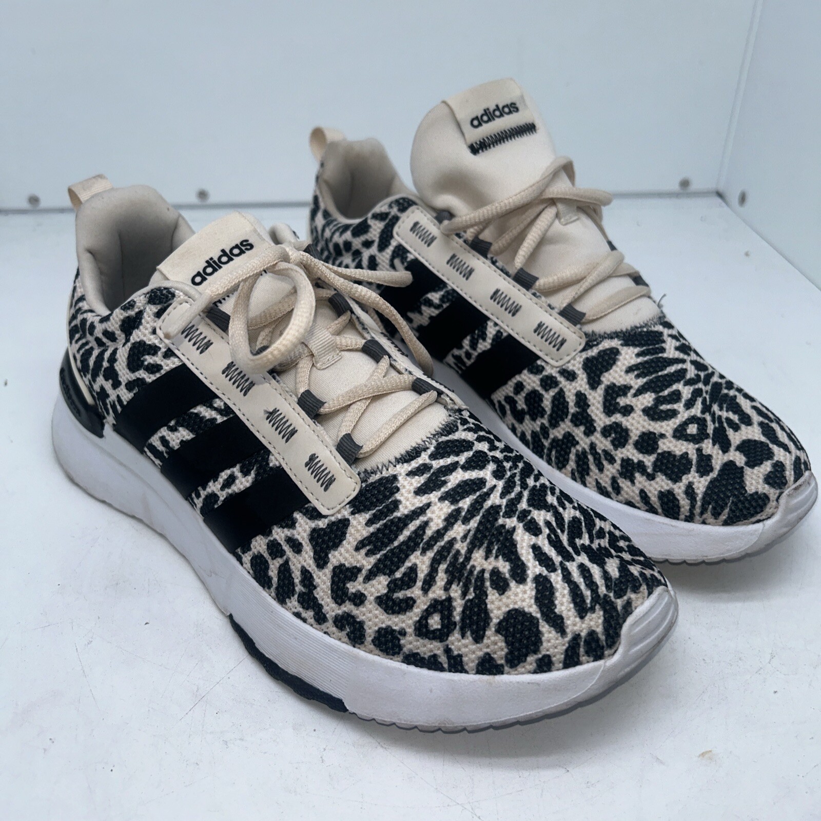 Adidas Women's Swift Run 22 Leopard Print Running Sho… - Gem