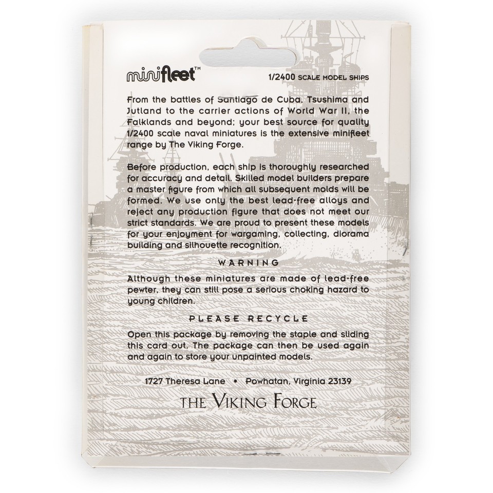 3 ¾" British CV Ark Royal, Pewter WWII 1:2400 Model Ship, Minifleet 3354 | eBay