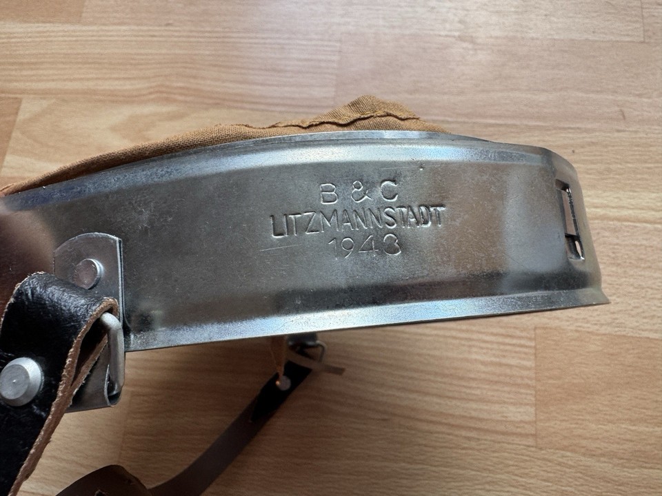 Ww2 German Repro Helmet Liner With Chin Strap | eBay UK