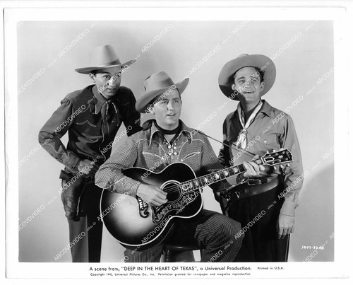 o8319 1942 orig photo Johnny Bond, Scotty Harrel, Jimmy Wakely Trio ...