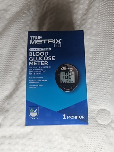 True Metrix GO Blood Glucose Meter with 10 Test Strips Exp.2028 | eBay